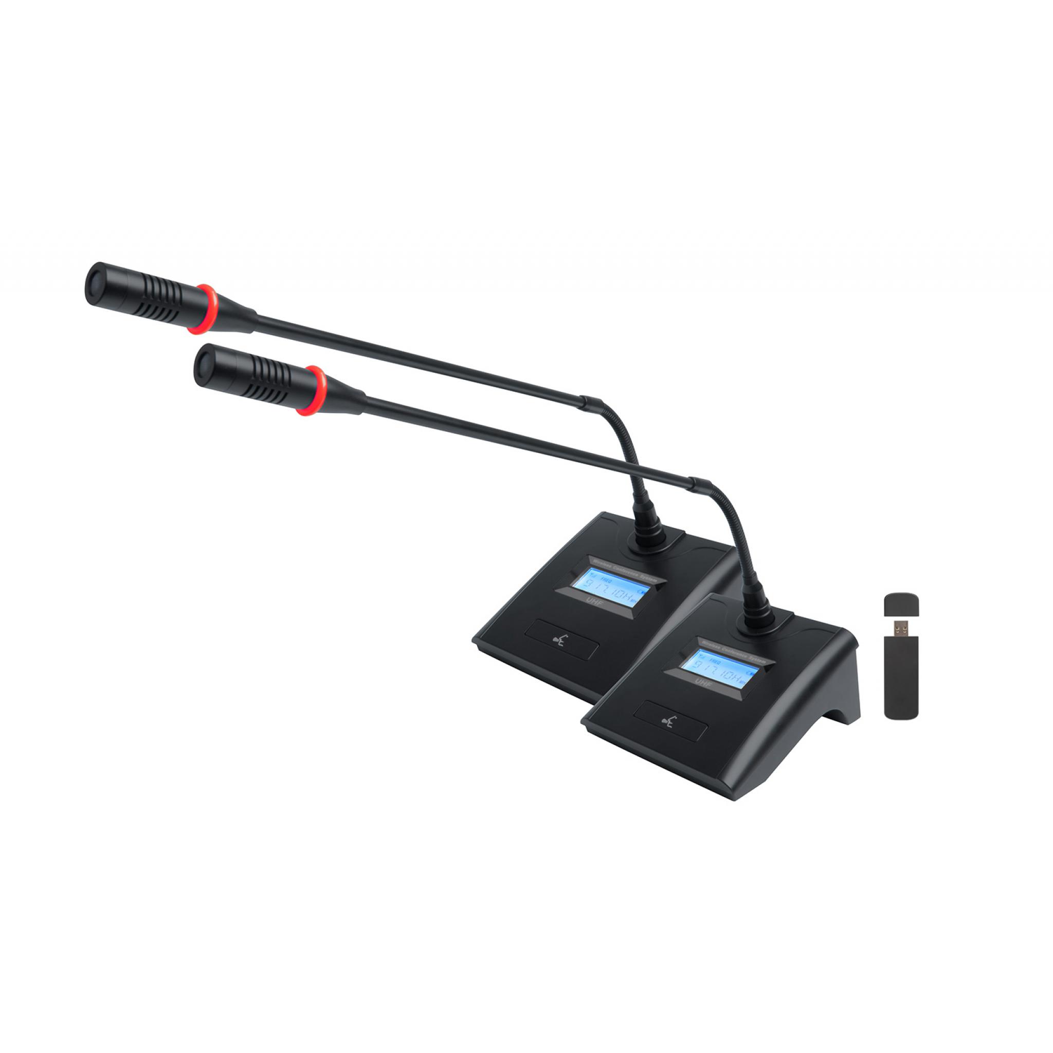 Vocopro USB-CAST-CONFERENCE (NEW PRODUCT!) Dual wireless USB conference ...