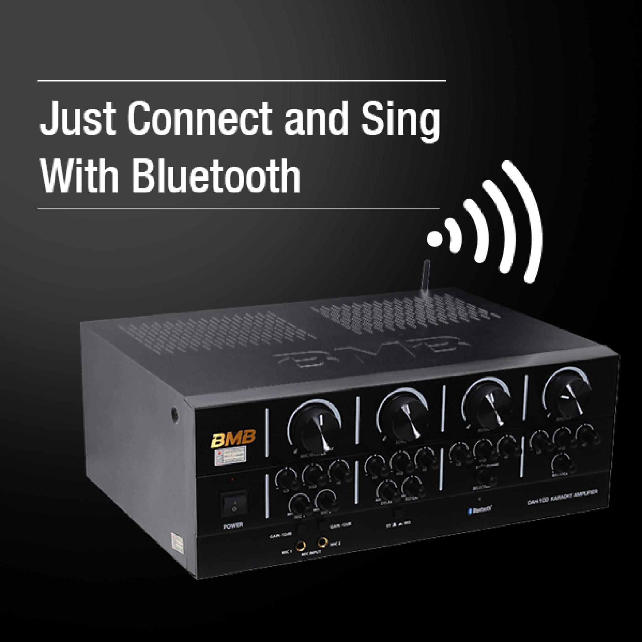 BMB DAH-100 200W Karaoke Mixing Amplifier with Bluetooth