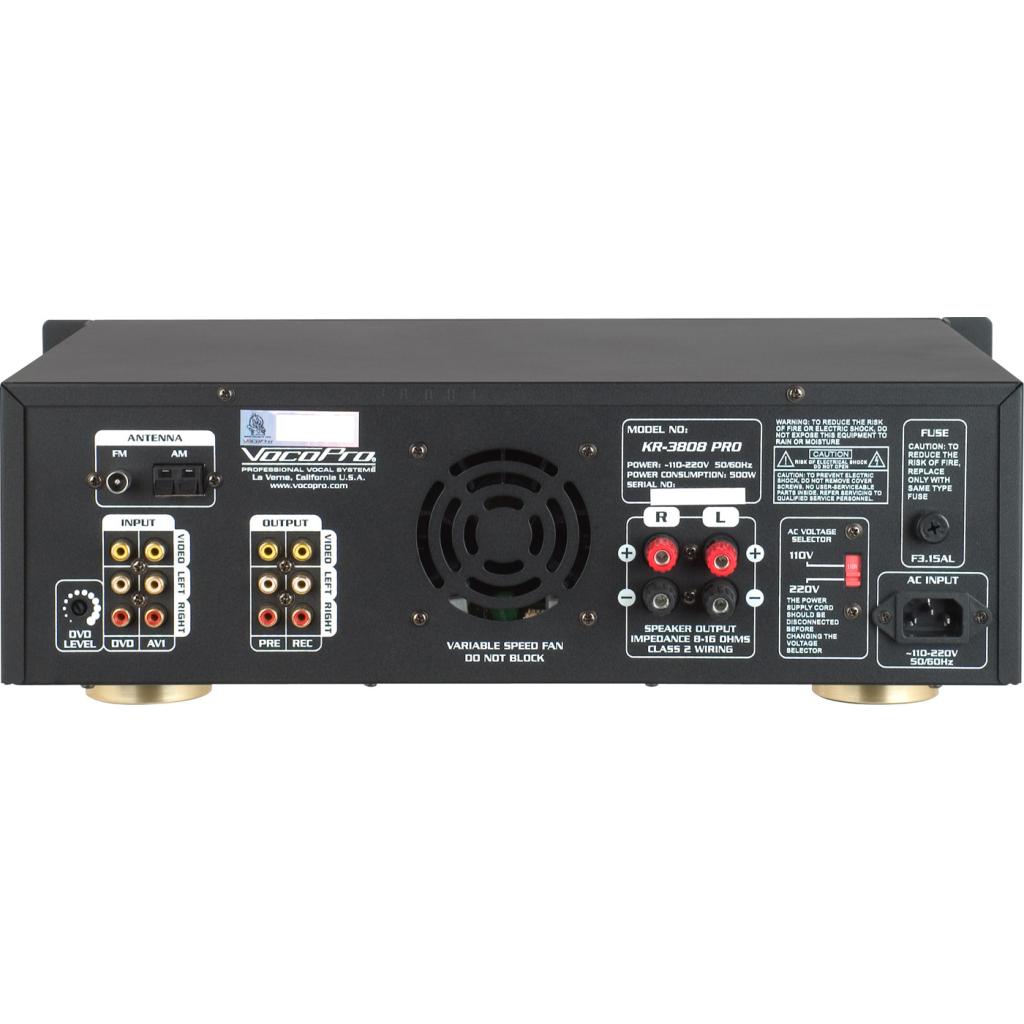 VOCOPRO | KR-3808 PRO Digital Karaoke Receiver with Key Control